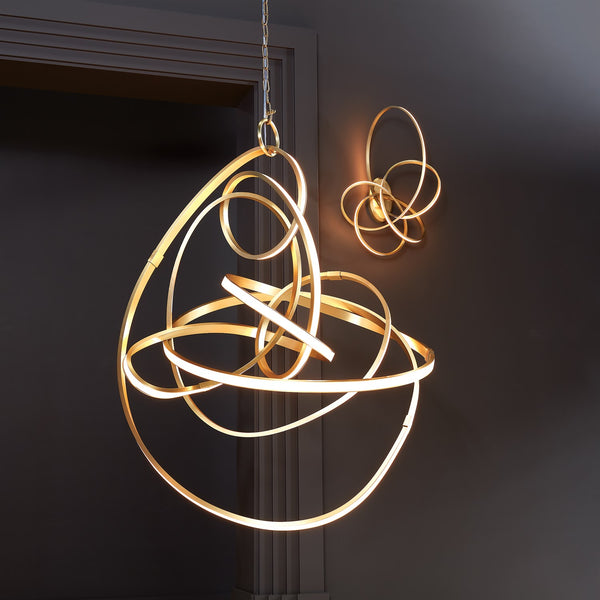 Convolution Chandelier | Global Views - Montreal Lighting & Hardware