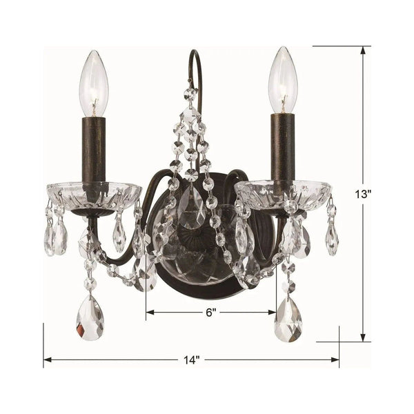Butler Wall Mount | Crystorama - Montreal Lighting & Hardware