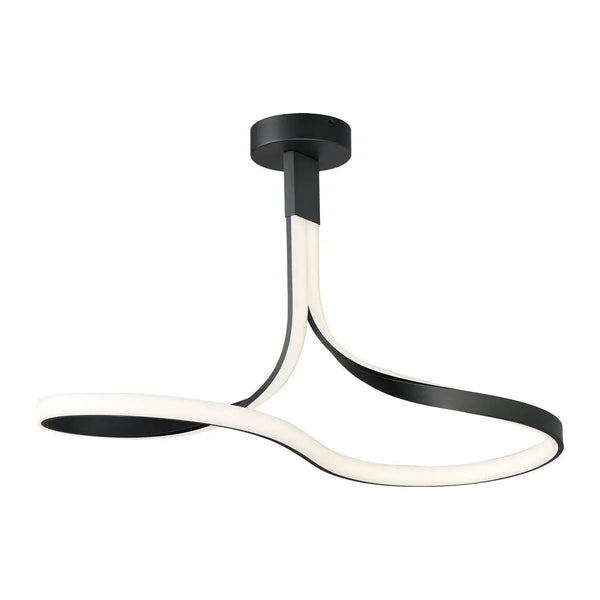 Serpentine LED Semi-Flush Mount | ET2 Lighting - Montreal Lighting ...