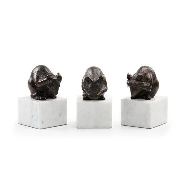 Mouse Statue Set of 3 | Villa & House - Montreal Lighting & Hardware